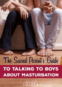 Talking To Young Boys About Masturbation