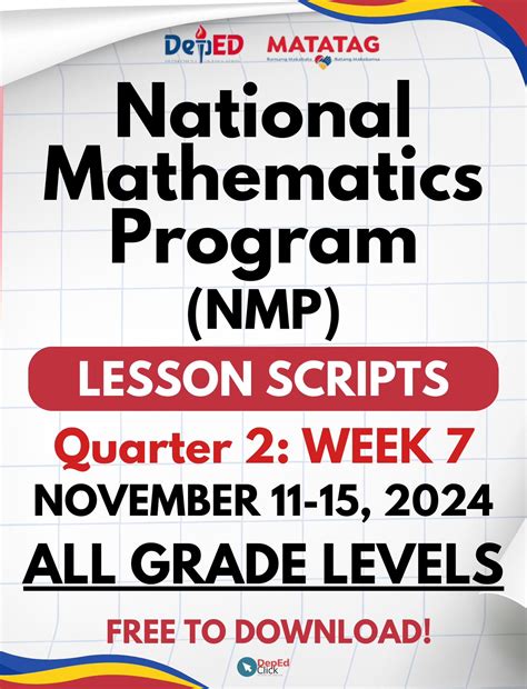 Deped Click Nmp Lesson Scripts Week 7 November 11 15