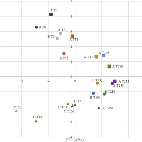 Graphical Representation Of The Principal Component Analysis The