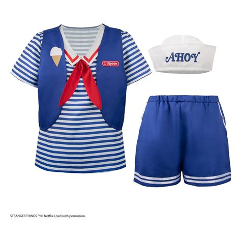 Stranger Things Robin Scoops Ahoy Costume Preorder Merchoid Eu