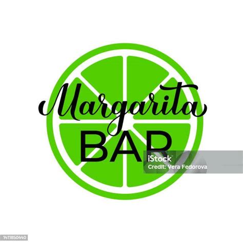 마가리타 바 서예 표지판 파티 바 표지판 타이포그래피 포스터 배너 전단지 등을위한 벡터 템플릿 과일에 대한 스톡 벡터 아트 및 기타 이미지 Istock
