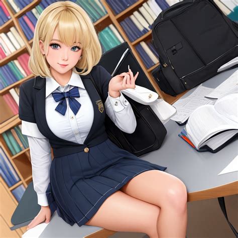 Blonde School Girl 03 By Ashleylovespink On Deviantart