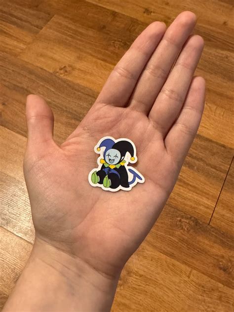 Tiny Jevil Sticker Etsy