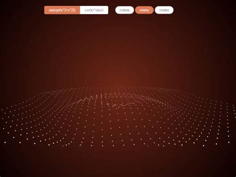 Html5 Canvas粒子波浪滚动特效