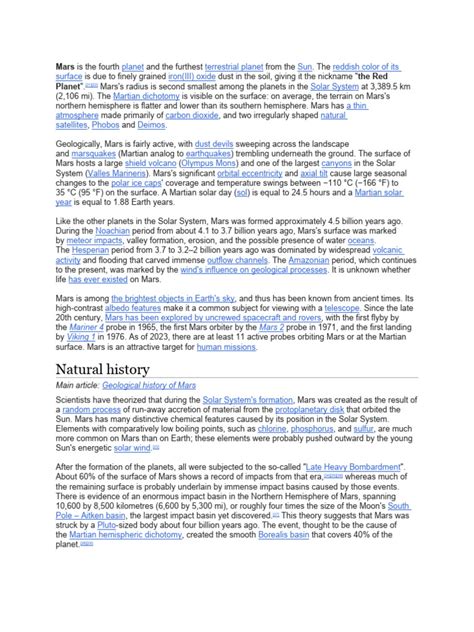 mars pdf mars planetary core