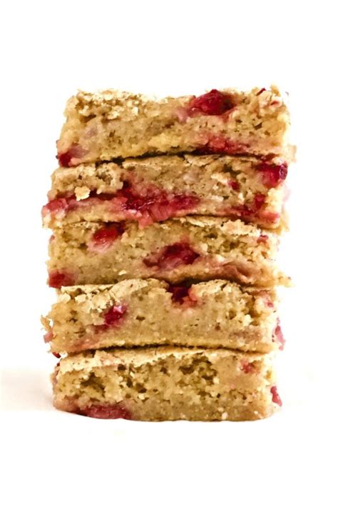 Vegan Strawberry Shortcake Bars Gluten Free No Added Sugar