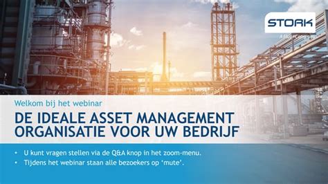 Webinar De Ideale Asset Management Organisatie Voor Uw Bedrijf Pdf