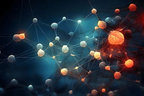Premium Ai Image Abstract Illustration Of Neural Network Nodes