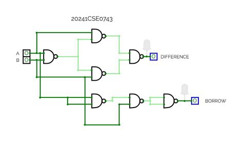 Circuitverse Half Adder Using Nand Gate