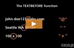Excel TEXTAFTER Function Exceljet