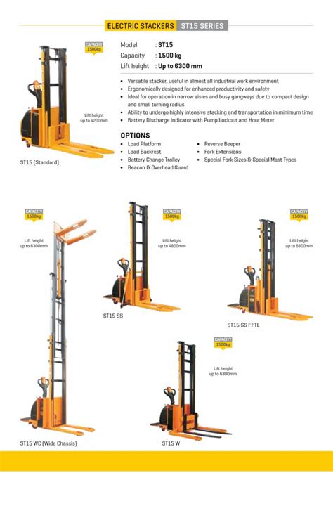 Material Handling Stackers Electric Pallet Stackers Manufacturer From Bengaluru