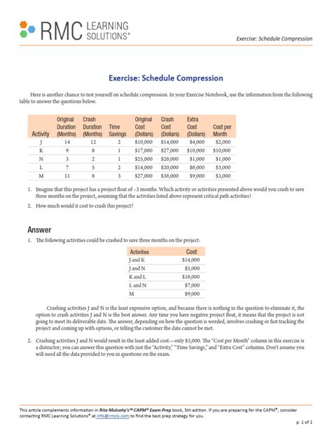 Exerciseschedule Compression Pdf