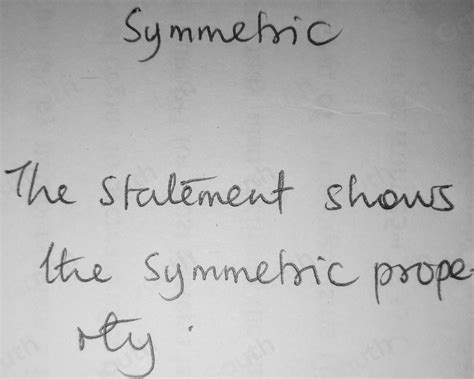 Solved Segment Ab Is Congruent To Segment Ab This Statement Shows The