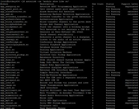 Asterisk Tutorial Loading Modules Hotkey404