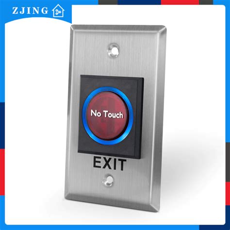 touchless no touch door infrared sensor exit button switch for access