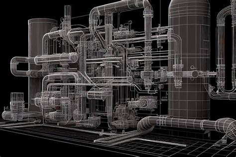 Pipeline Construction Created With Generative Ai Stock Illustration