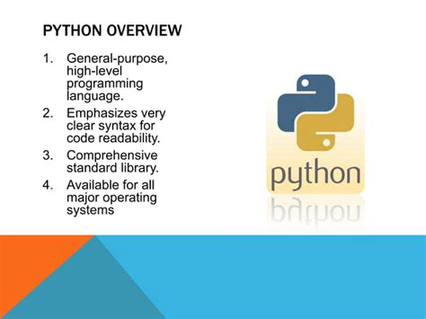 Python Programminglanguage Pptx