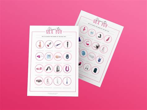Name The Sex Toy Valentine S Day Printable Game For Adults Girl Night Games Galentine S