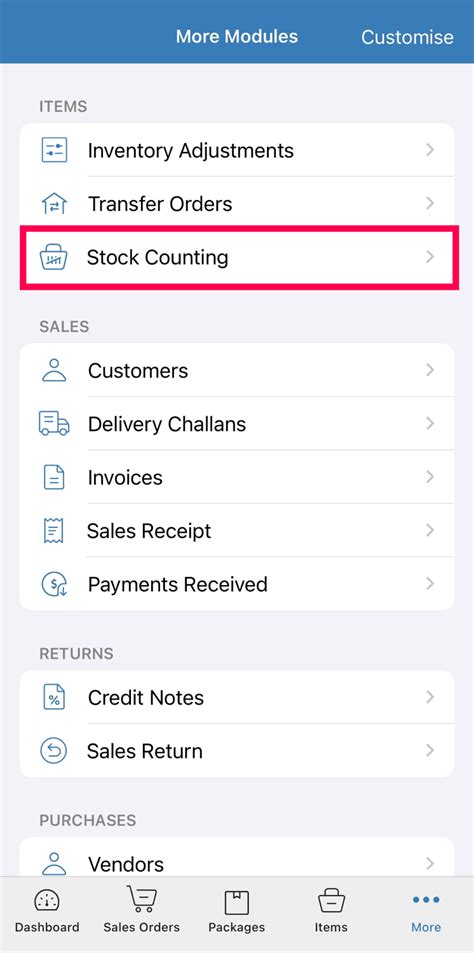 Stock Counting User Guide Zoho Inventory