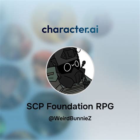 Chat With SCP Foundation RPG Character Ai Personalized AI For Every Moment Of Your Day