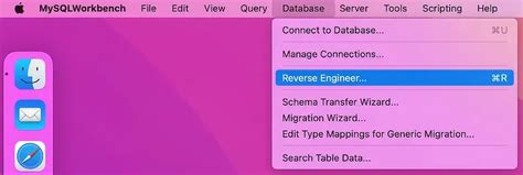 Create Visual Database Schema With MySQL Workbench