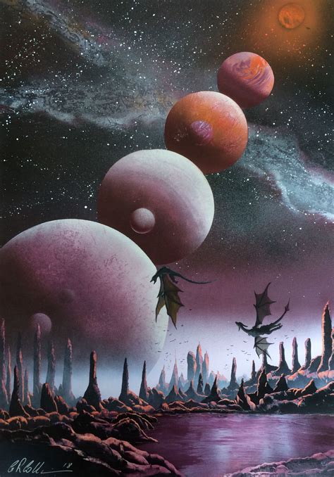 Painting Planets Aligned