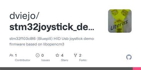 GitHub Dviejo Stm Joystick Demo Stm F C T Bluepill HID Usb