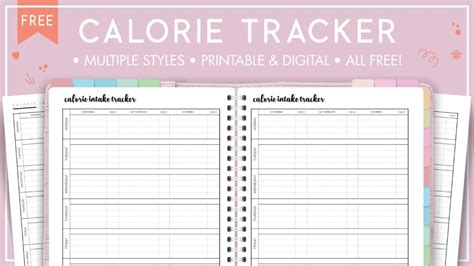 Calorie Counter Spreadsheet Calorie Counter Template