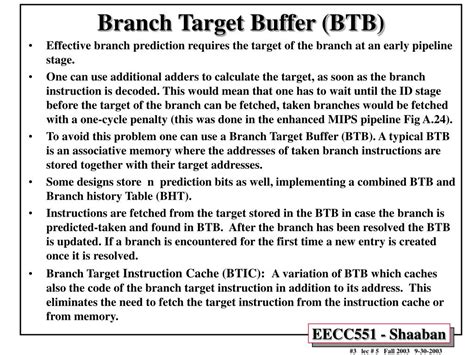 Ppt Static Conditional Branch Prediction Powerpoint Presentation