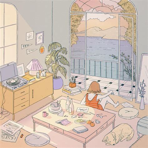 Lo Fi Cafe Wallpapers Top Free Lo Fi Cafe Backgrounds Wallpaperaccess