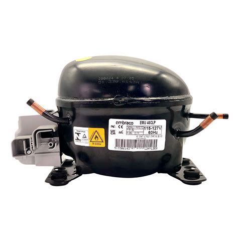 Motor Compressor 1 8 Emu40clp Embraco R600 Crb36 Crb39 110v Karisfrio