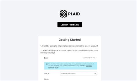 Plaid X Flutterflow Cloneable Project 💸