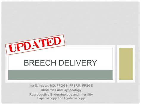 Steps In Partial And Complete Breech Delviery Pdf
