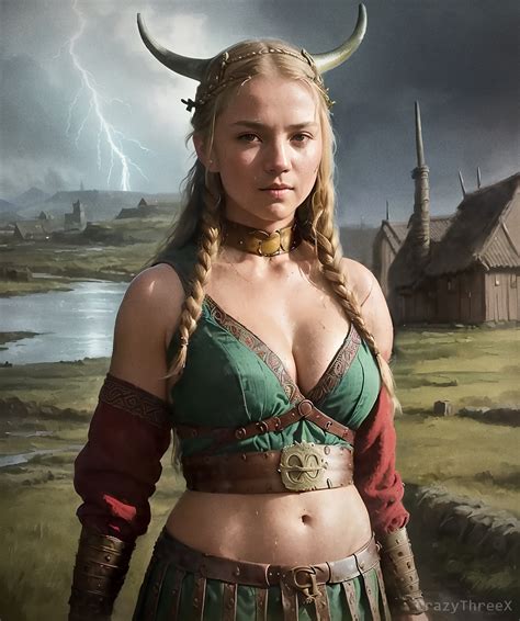Sexy Viking Woman By Crazythreex On Deviantart