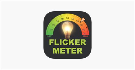 ‎led light flicker meter on the app store