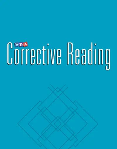 Corrective Reading Decoding Level B1 Blackline Masters