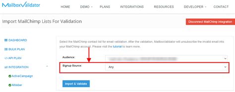 New Option For MailChimp Integration MailboxValidator Articles