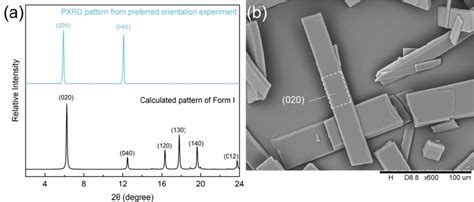 Fig S8 A Calculated Pxrd Patterns Of Form I Black Line And Pxrd