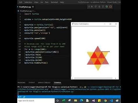 Draw Triangle Or Rotated Triangle In Python Turtle Graphic