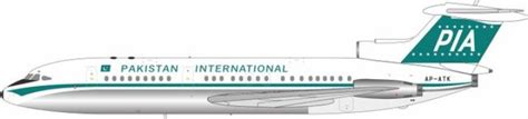 Pia Pakistan Airlines Hawker Siddeley Hs 121 Trident 1e Ap Atkwith