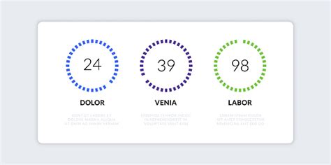대시보드 Ui 서클 인포그래픽입니다 웹 프리젠 테이션 화면 데이터 그래프 Hud 다이어그램 현대 응용 프로그램 인터페이스 벡터 일러스트레이션 다이어그램에 대한 스톡 벡터