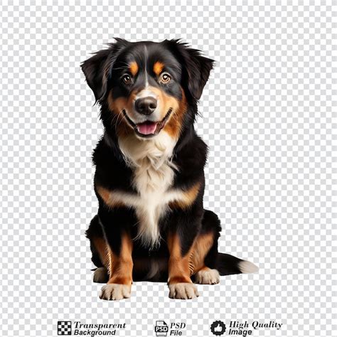 лицо собаки изолировано на прозрачном фоне Премиум Ai сгенерированный Psd