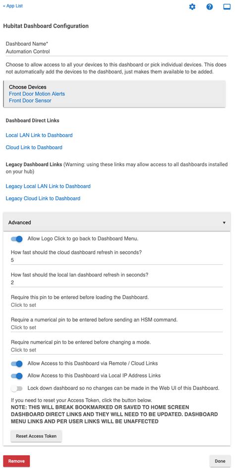 Hubitat® Dashboard Hubitat Documentation