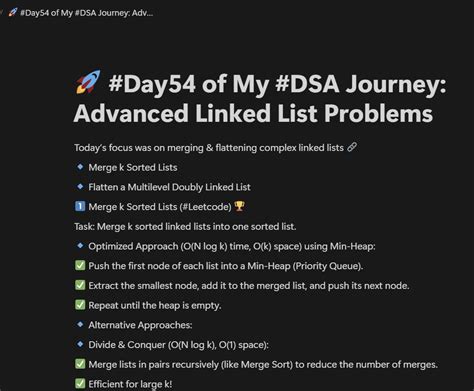 day54 dsa leetcode leetcode dsa linkedlist heap dfs