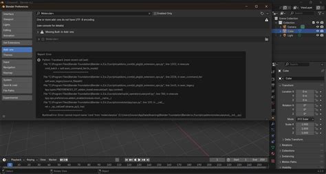 Can Anyone Help Me With Molecular Addon Not Getting Active In Blender And Aswell