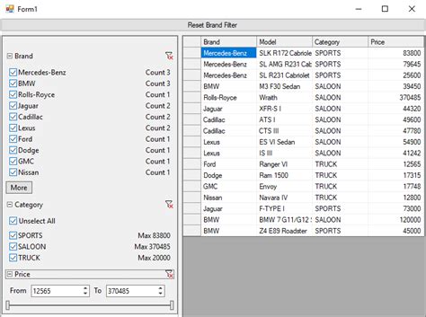 Filter Summaries Datafilter For Winforms Componentone