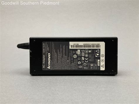 Used Genuine OEM Lenovo W AC Adapter Charger Square Tip V A UBB Threads