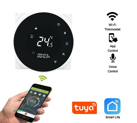 Underfloor Heating Thermostat Weekly Programmable Wifi Thermostat Smart Thermostat