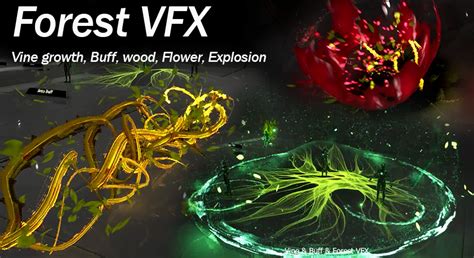 nature vfx with vine growth in visual effects ue marketplace