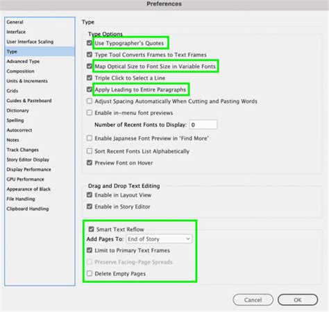 A Visual Guide To Indesign Preferences